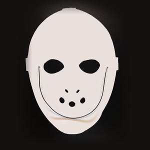 Friday the 13th-inspired Mask | FLAT Mask Printed From Hand-painted ...