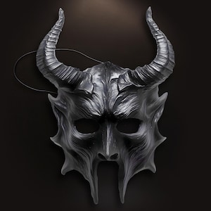 Black Krampus Parade Mask: Printed From Hand-painted Originals With 3D ...