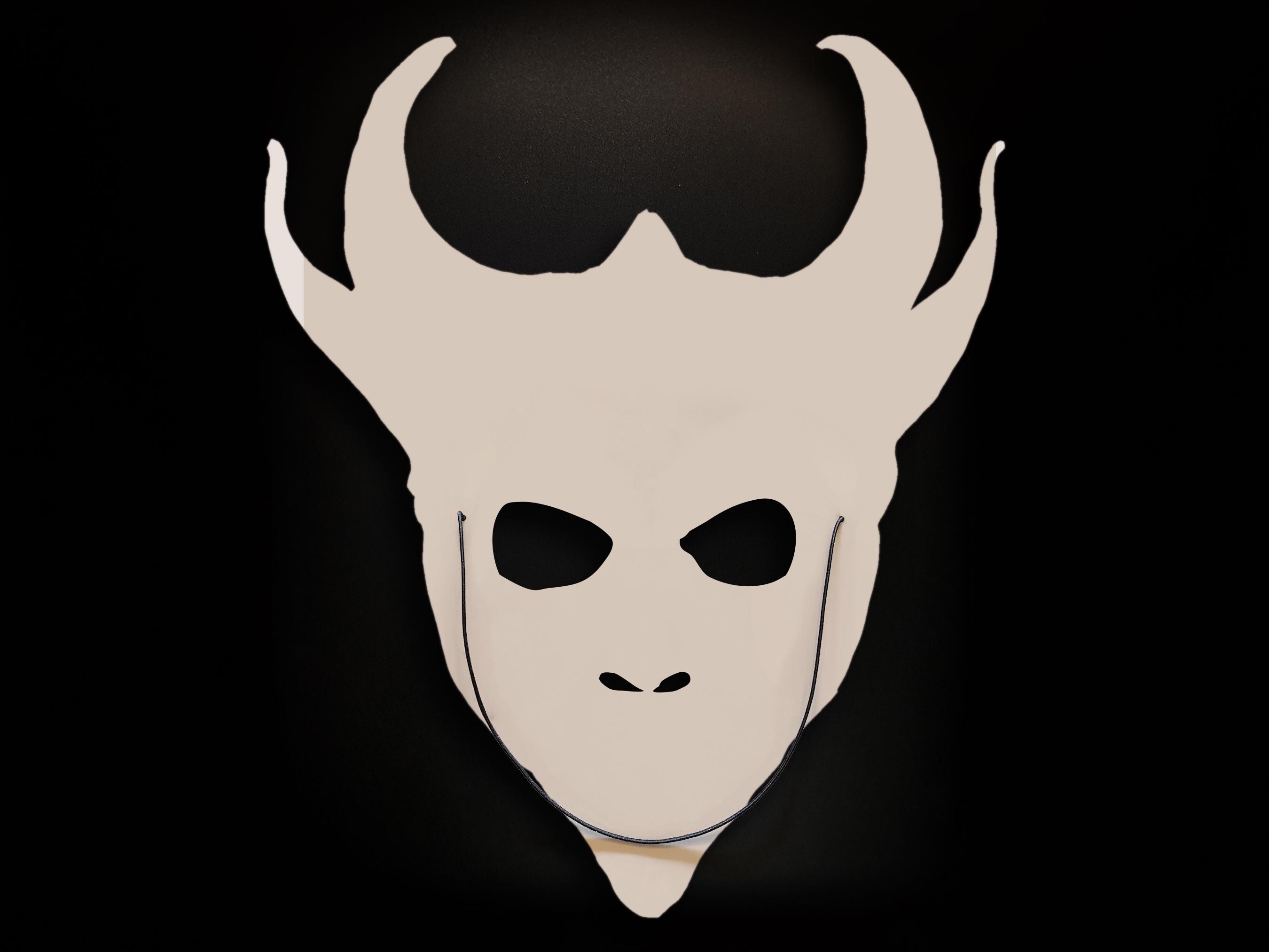 Inferno Krampus Parade Mask: Printed From Hand-painted Originals With ...