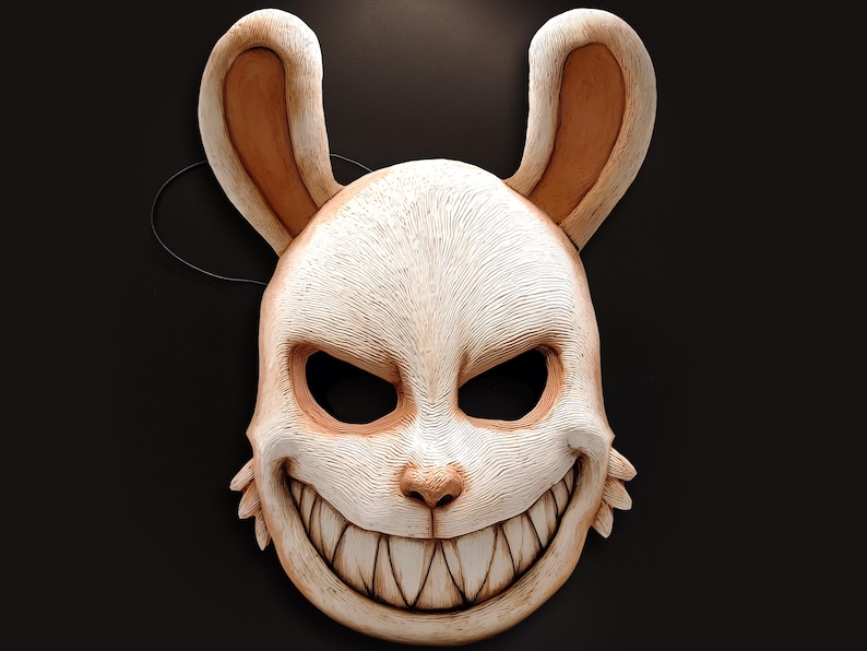 Labubu-inspired Mask | FLAT Mask Printed From Hand-painted Design With ...