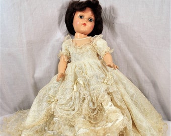 Vintage Bride Doll - Etsy