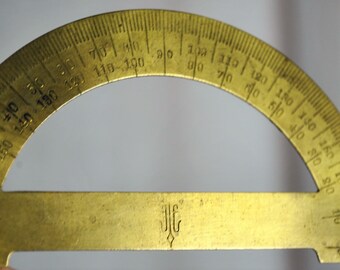 Vintage protractor | Etsy