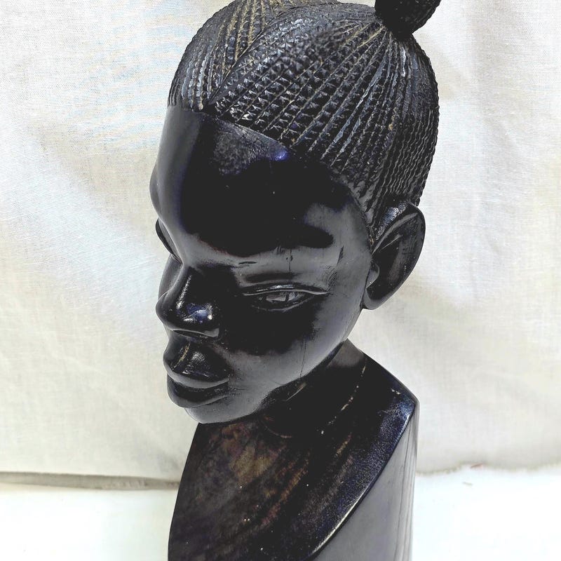 African Ebony Heads - Etsy