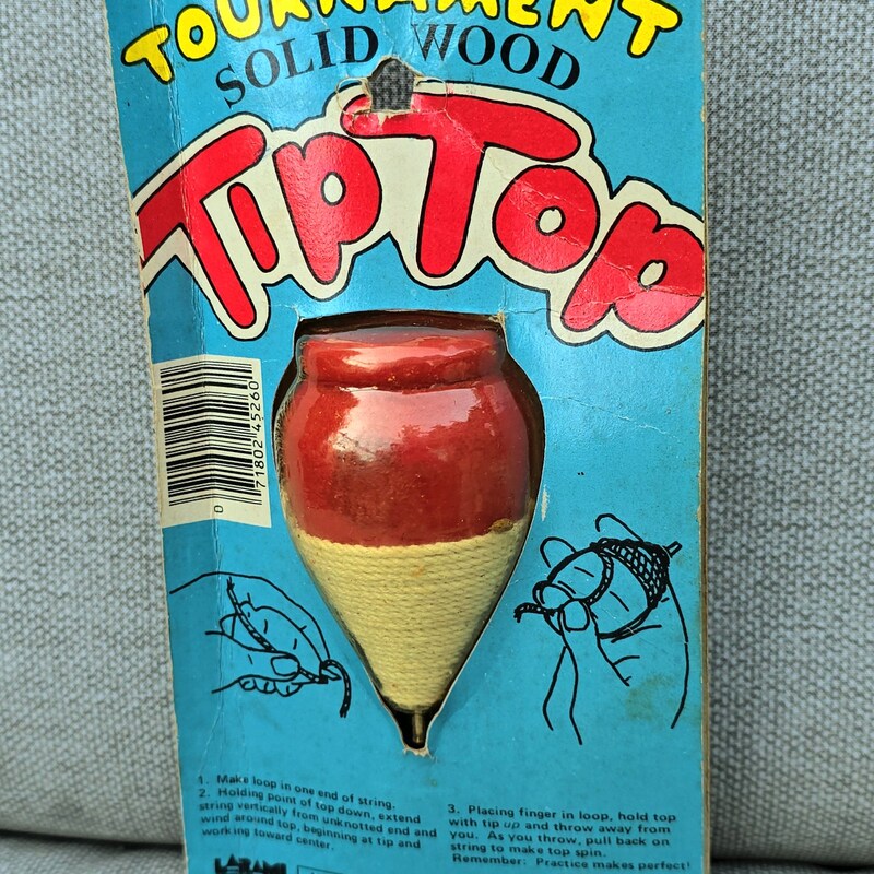 Wooden Spinning Top - Etsy