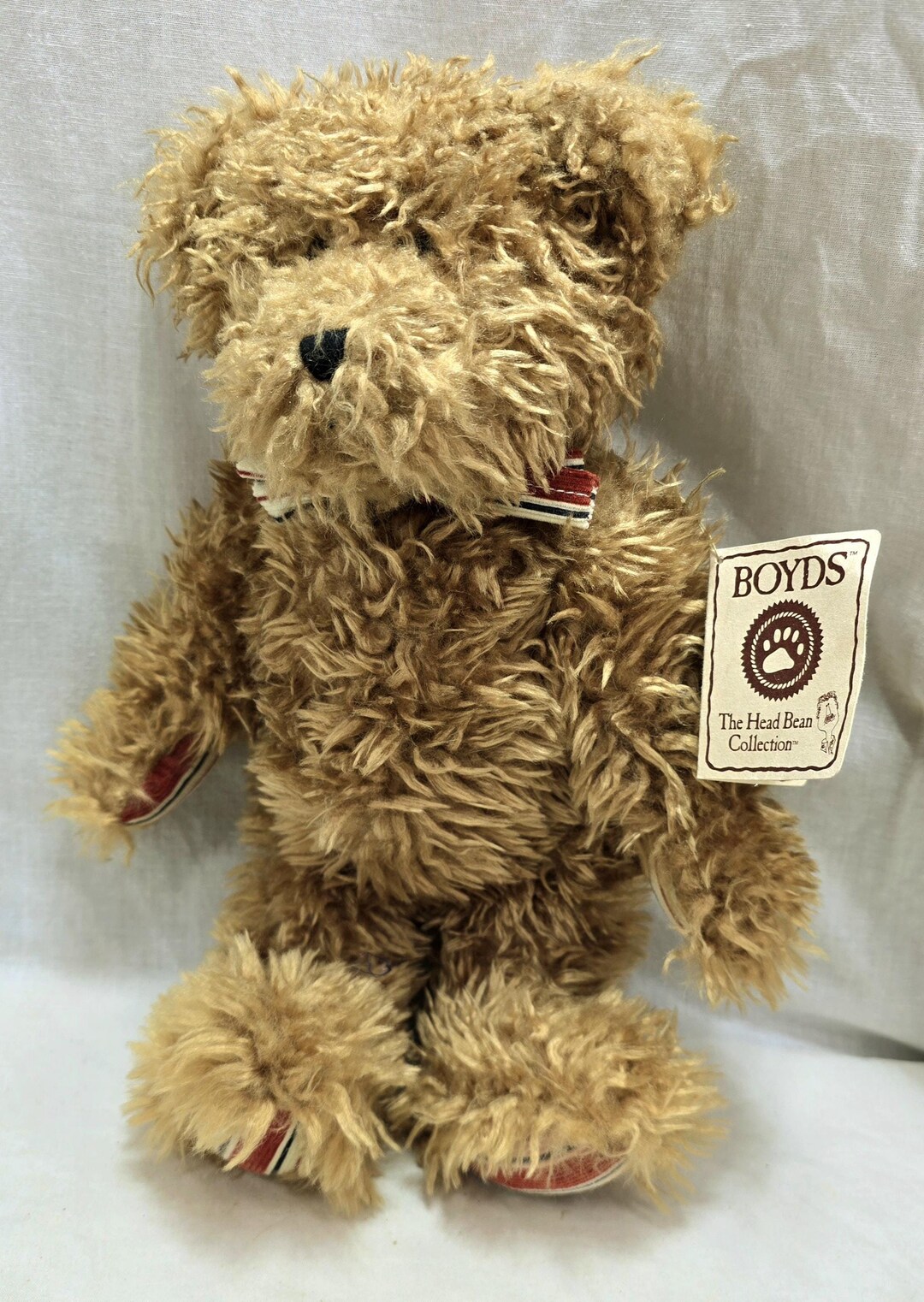 Boyds Bears Franklin Fallsworth 904551 American Patriotic Striped Fuzzy ...