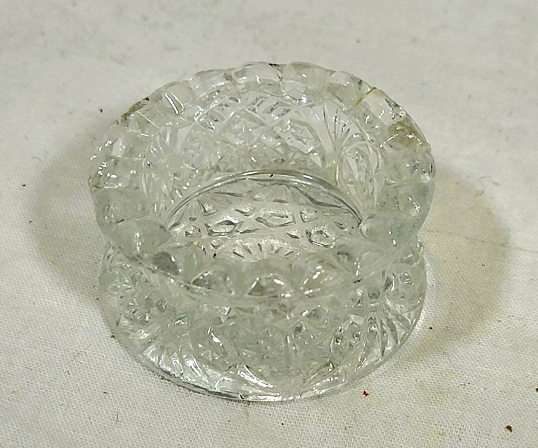 Set of 6 Round Glass Small Matching Salts, EAPG Salt Cellars - Etsy