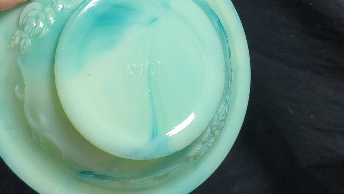 Avon Glass Pitcher and Bowl Set Victoriana Decanter - Etsy