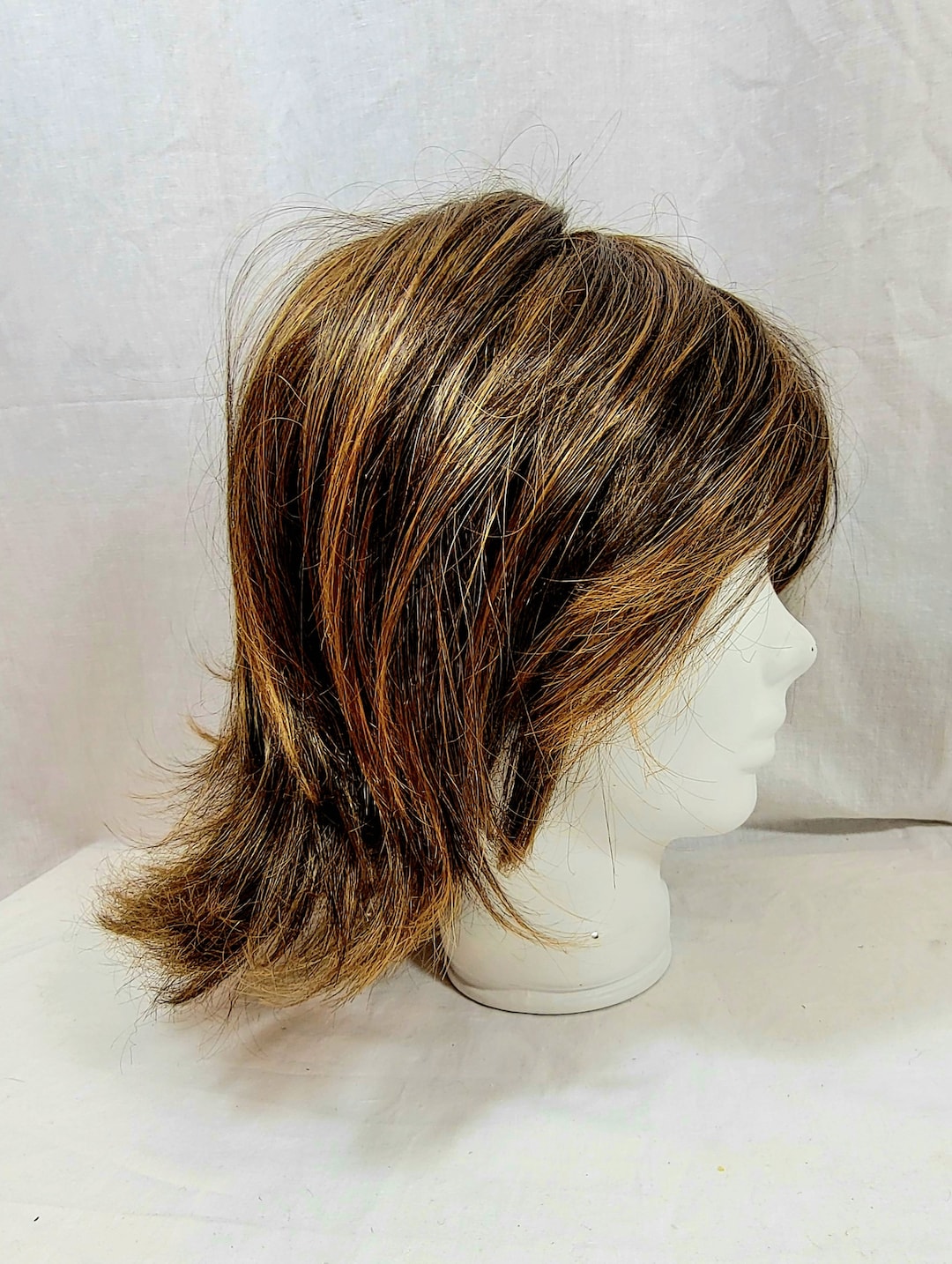 Tru2life Wig by Raquel Welch Heat Friendly Synthetic Hair, Brown With ...