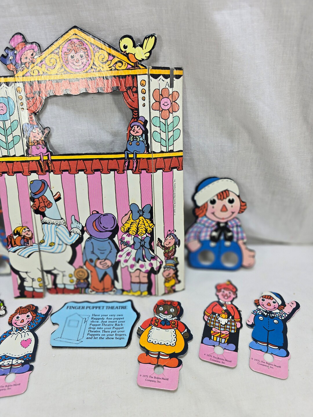 1975 Raggedy Ann and Andy Bobbs-merrill Puppet Theatre - Etsy