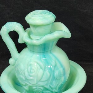 Avon Glass Pitcher and Bowl Set, Victoriana Decanter - Etsy