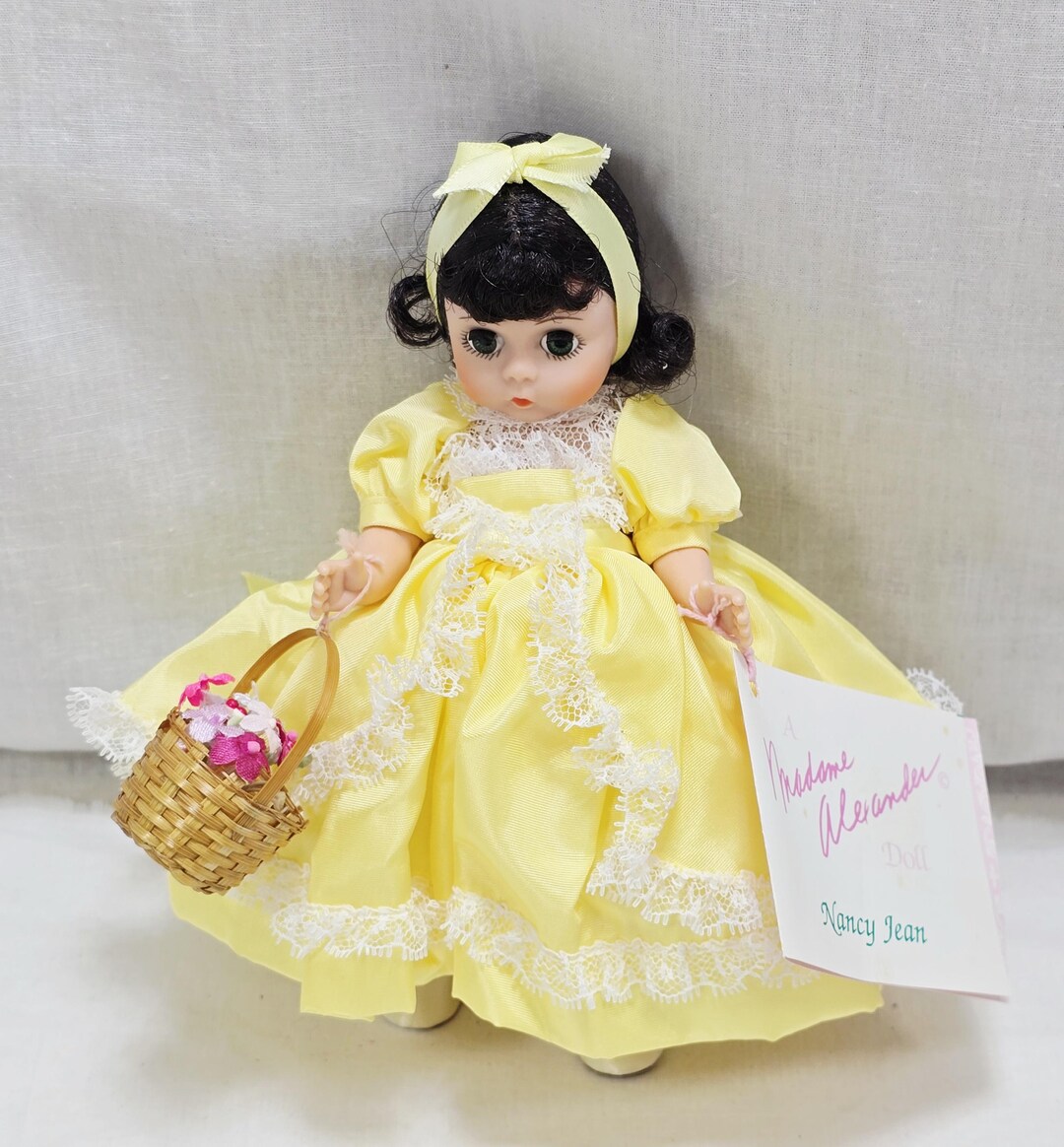 Vintage Madame Alexander Nancy Jean Doll, Brunette 8 Inches Tall - Etsy