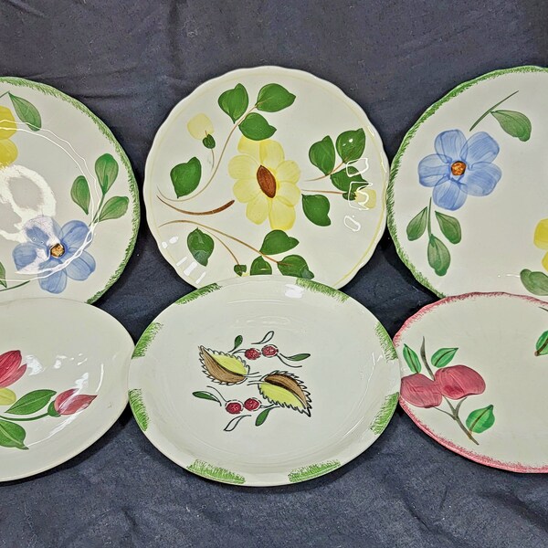 Blue Ridge Plates - Etsy