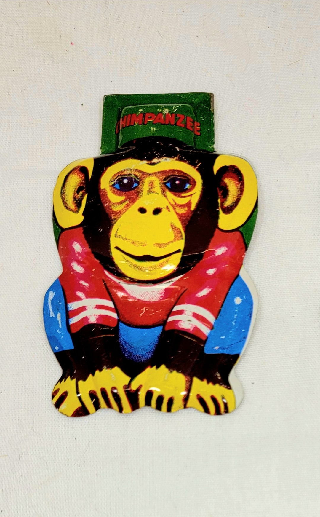 Vintage Tin Litho Noisemaker Party Clicker Chimpanzee Made in Japan - Etsy