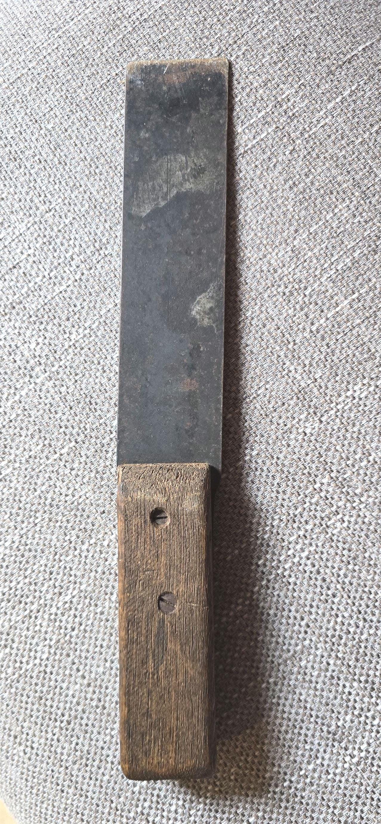 Antique Hacking Knife Wood Handle Primitive Tool 8" - Etsy