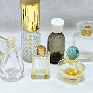 9 Miniature Perfume Bottles Lot: Miniature Tiny Perfume Bottle ...