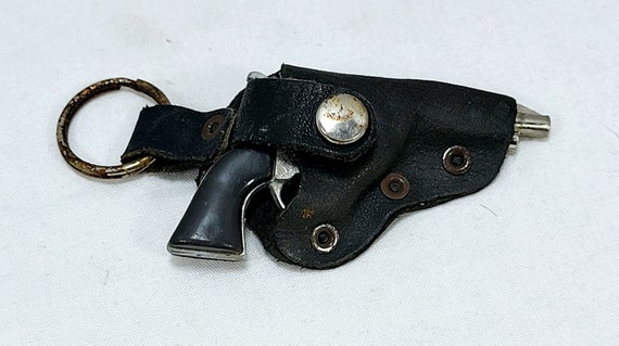 Revolver Style Mini Cap Gun Replica With Holster Key … - Gem