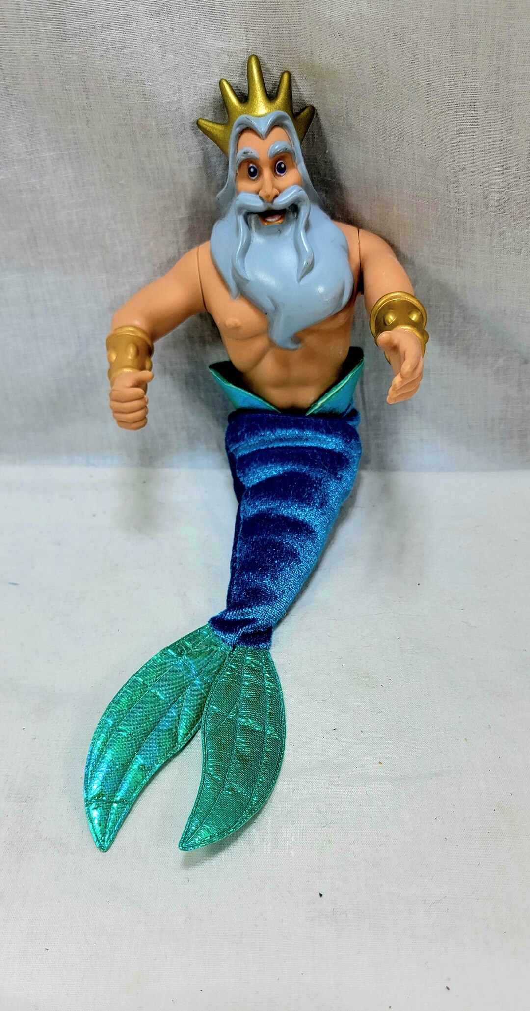 King Triton the Little Mermaid, Simba Toys, Plush Doll HTF Rare - Etsy