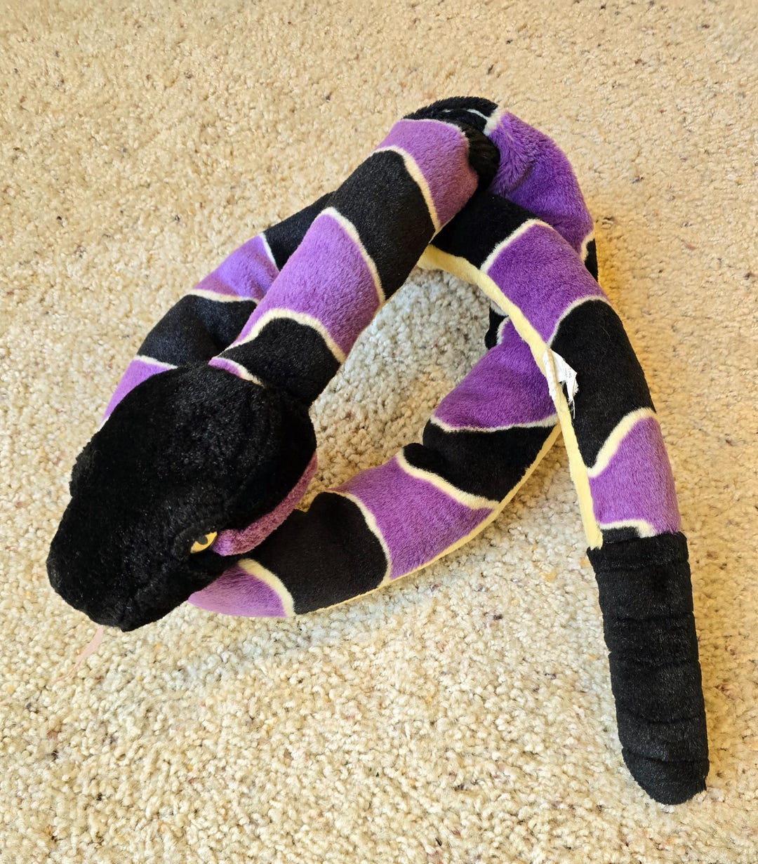 Wild Republic Timber Rattlesnake Plush With A Rattle Tail 55" Snake Toy ...