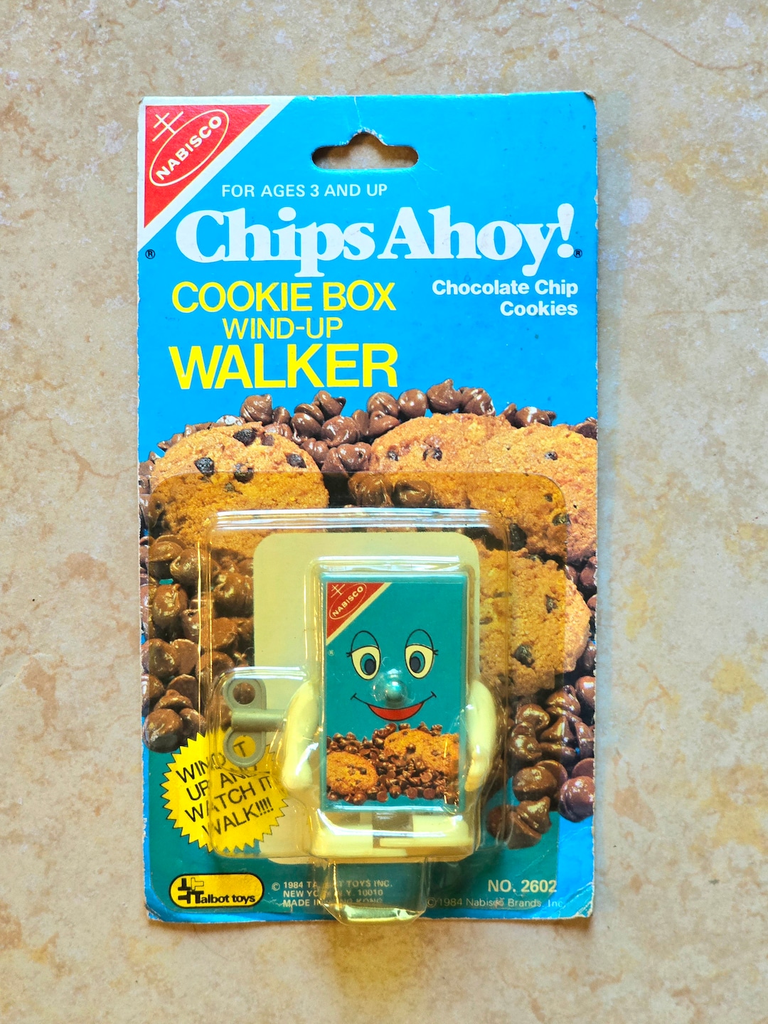 Vintage 1980s Advertising Nabisco Chips Ahoy Cookies Wind up Walker Toy ...