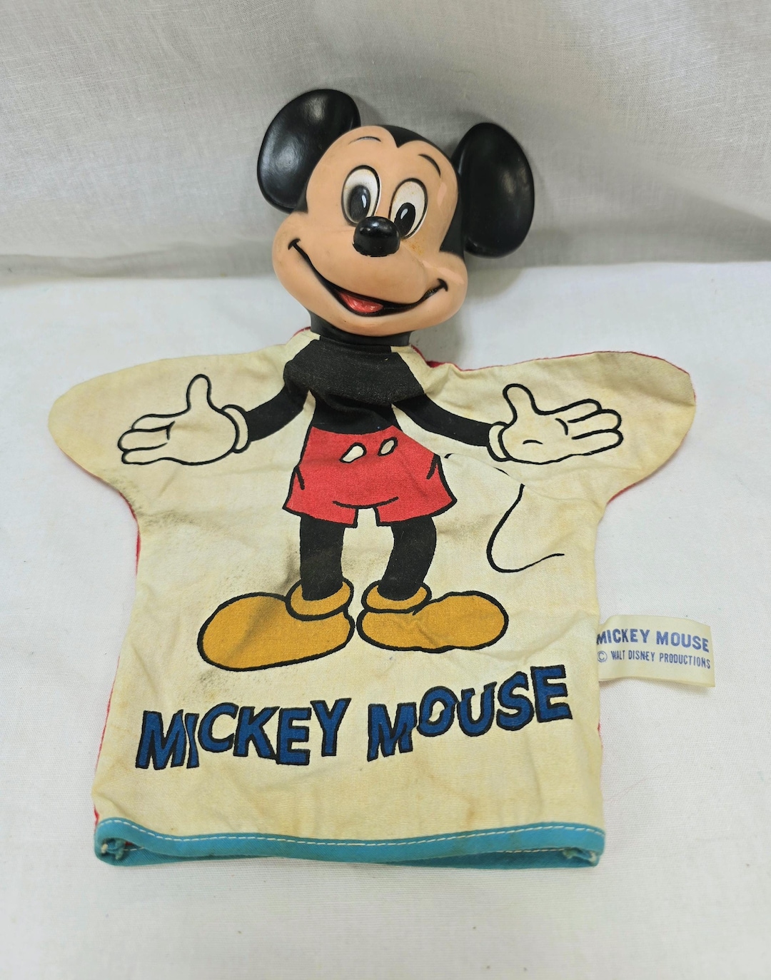 Vintage Walt Disney Mickey Mouse Hand Puppet 1960's Japan - Etsy