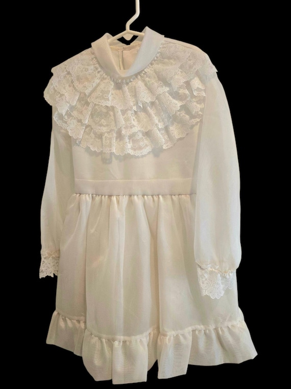 Vintage 1960s Catholic First Holy Communion Girl's Dr… - Gem