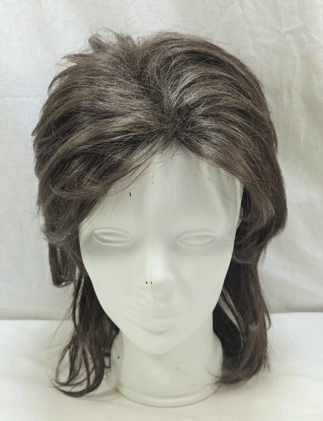 Dark Brown or Black Wig for Mannequin or Costume by Mona Lisa ...