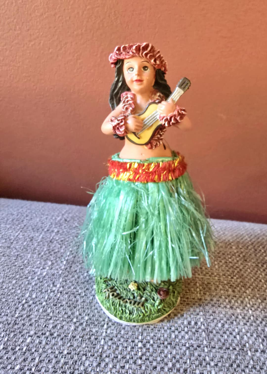 Vintage Hula Dancer, Dashboard Bobble Nodder, With Ukulele by KC Co ...