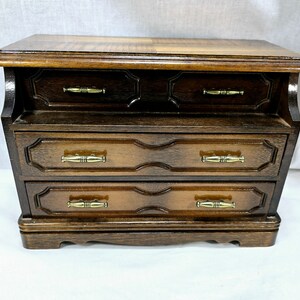 Vintage 1970’s Jewelry & Music Box 2 Drawers Jay Import Co. Works - Etsy