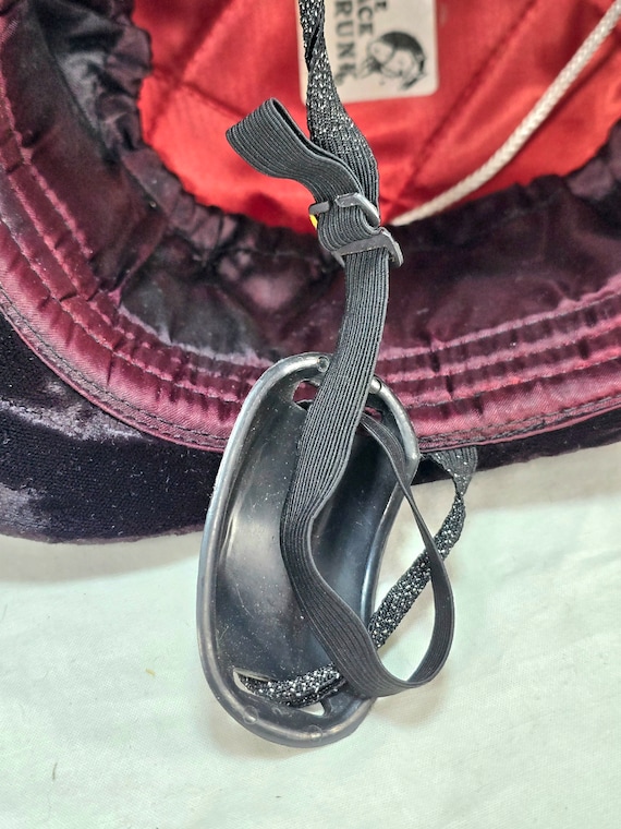 Girls Equestrian Helmet, Black Velvet Horse Riding Ha… - Gem