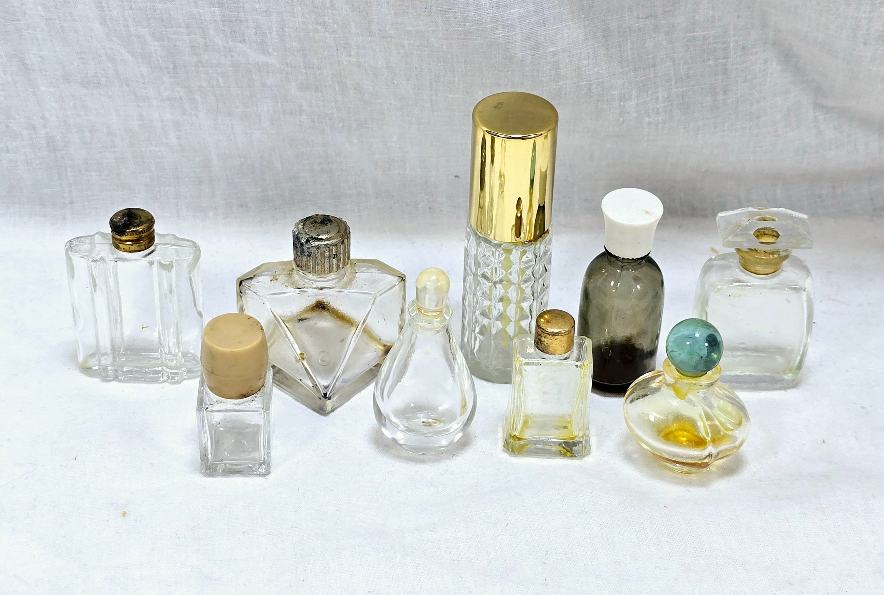 9 Miniature Perfume Bottles Lot: Miniature Tiny Perfume Bottle ...