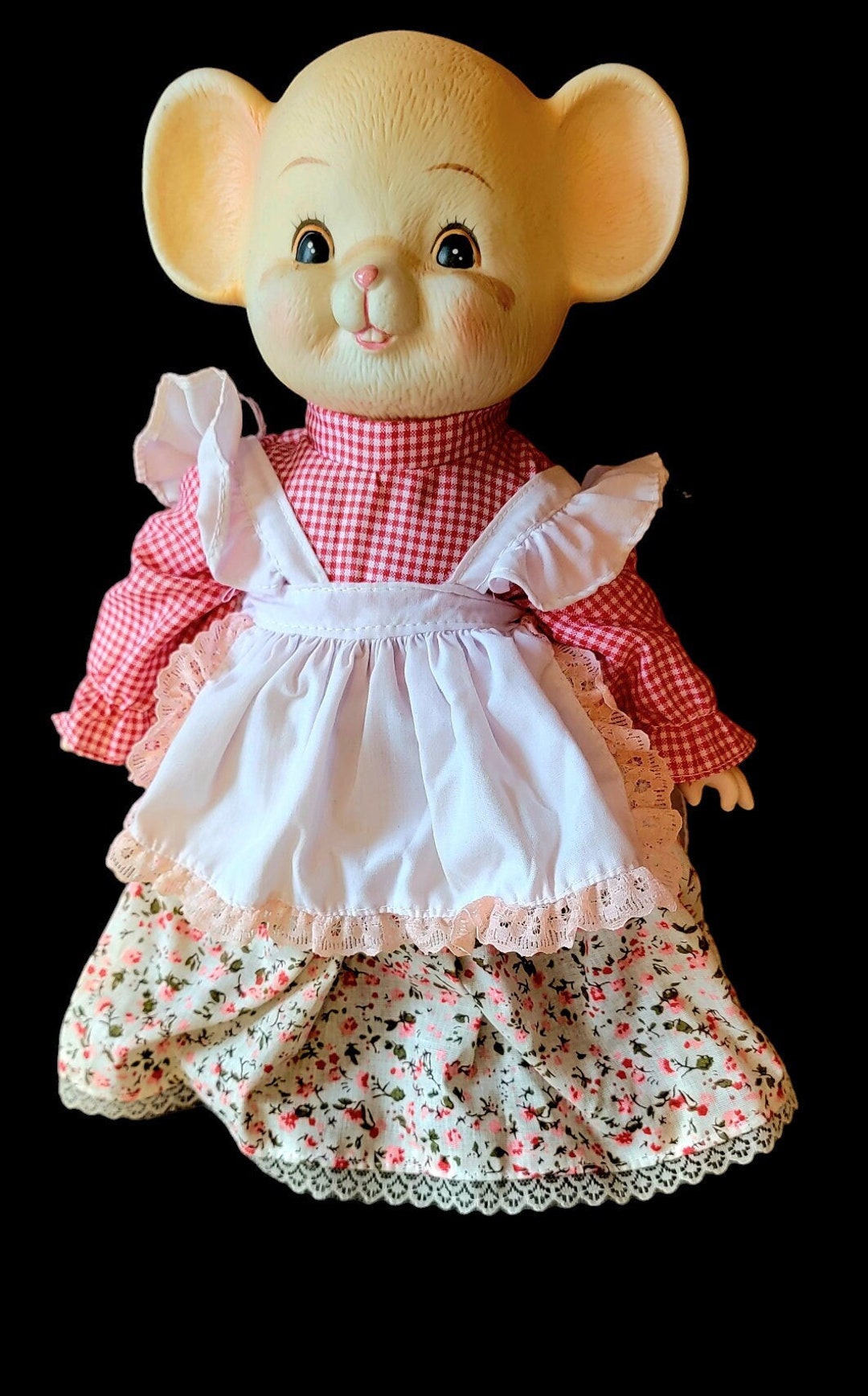 Vintage Albert E. Price Rare Mouse Doll Mom Cook Country Mouse 13" - Etsy