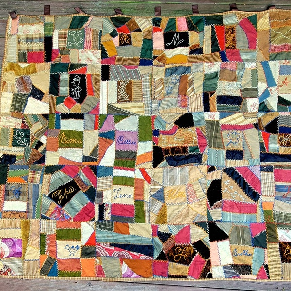 Crazy Quilt Fabric - Etsy