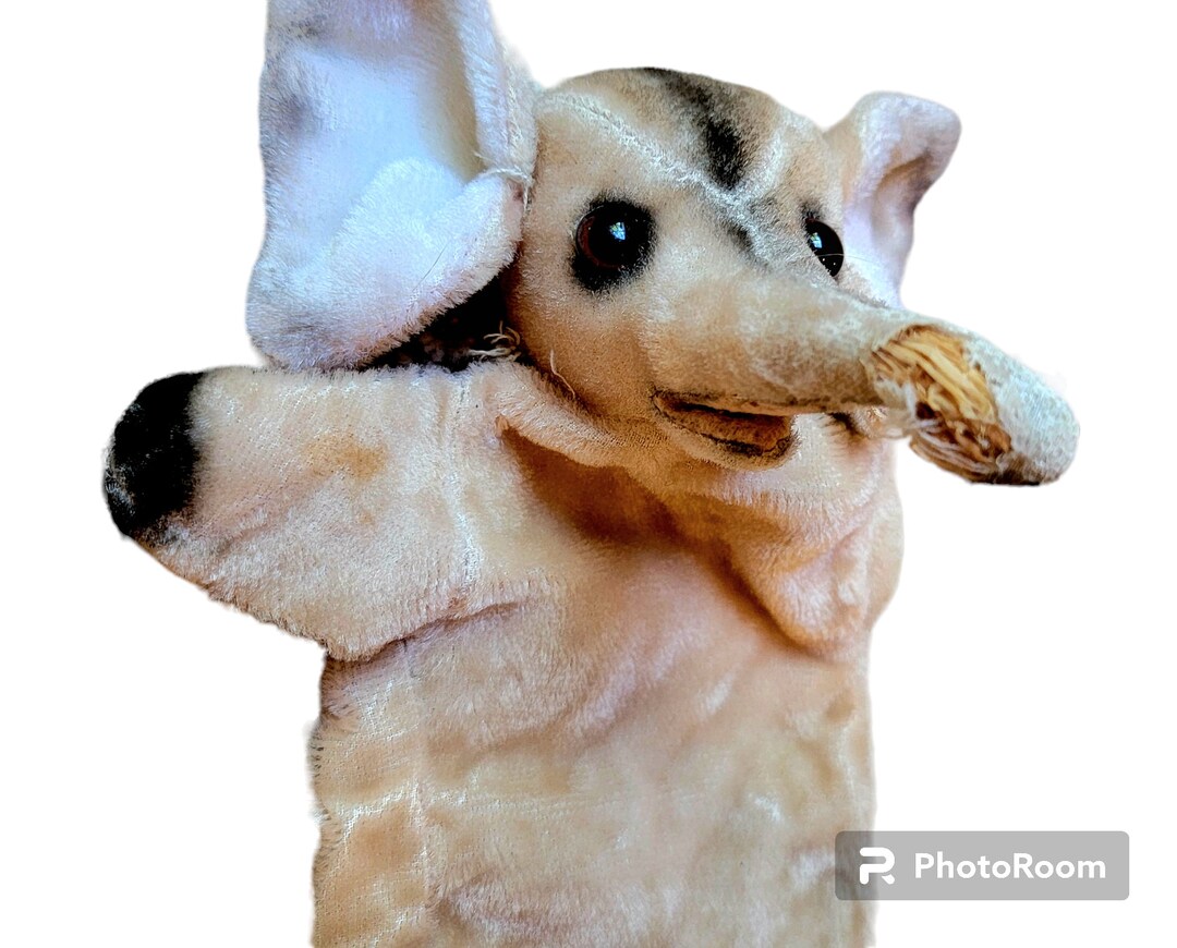 Vintage Kamar Mohair Elephant Hand Puppet Made in Japan, AS IS - Etsy