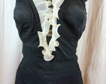 Ruffle Swimsuit - Etsy