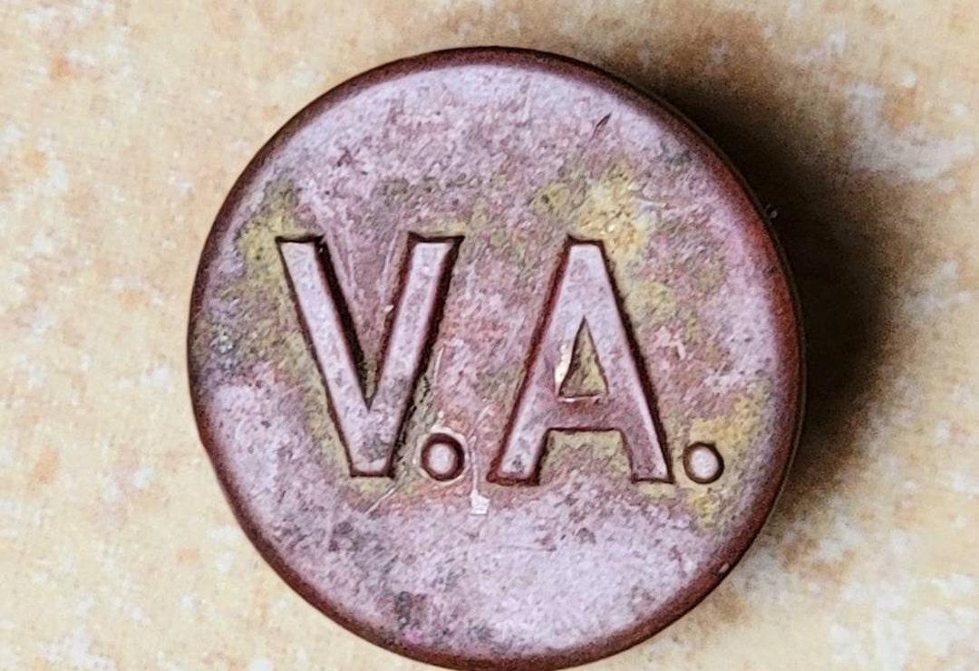 Antique Civil War? VIRGINIA Button, Confederate Button - Etsy