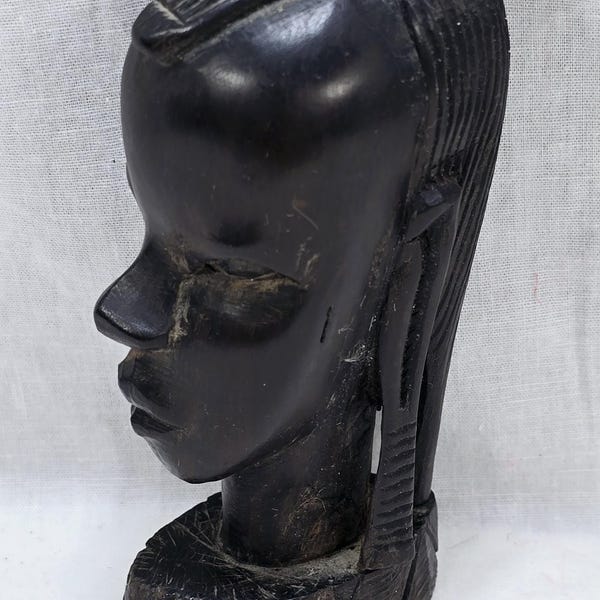 African Ebony Heads - Etsy