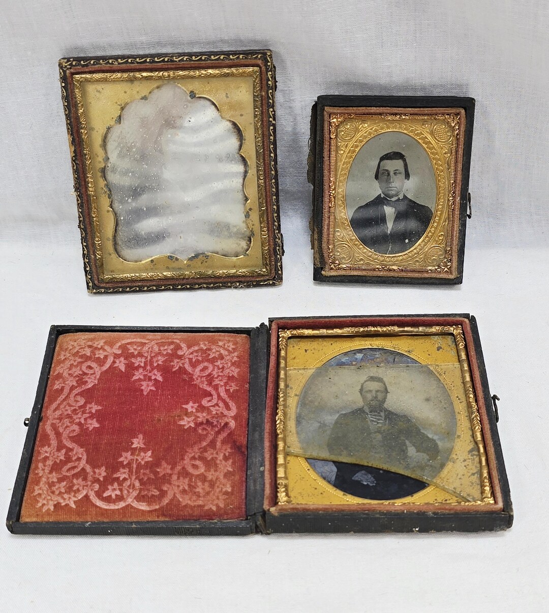 Lot of 3 Antique Tintypes, as Found - Etsy