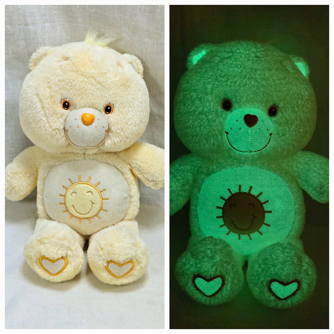 Reserved for Rheed 2003 Care Bears Glow A Lot Plush 13” Funshine Bear ...