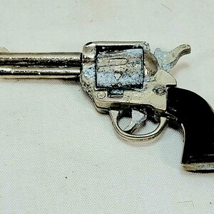 Revolver Style Mini Cap Gun Replica With Holster Key Ring, Vintage - Etsy