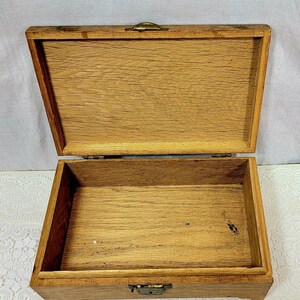 Antique Tiger Oak Cigar Box With Woodburned Stag in the Lid - Etsy