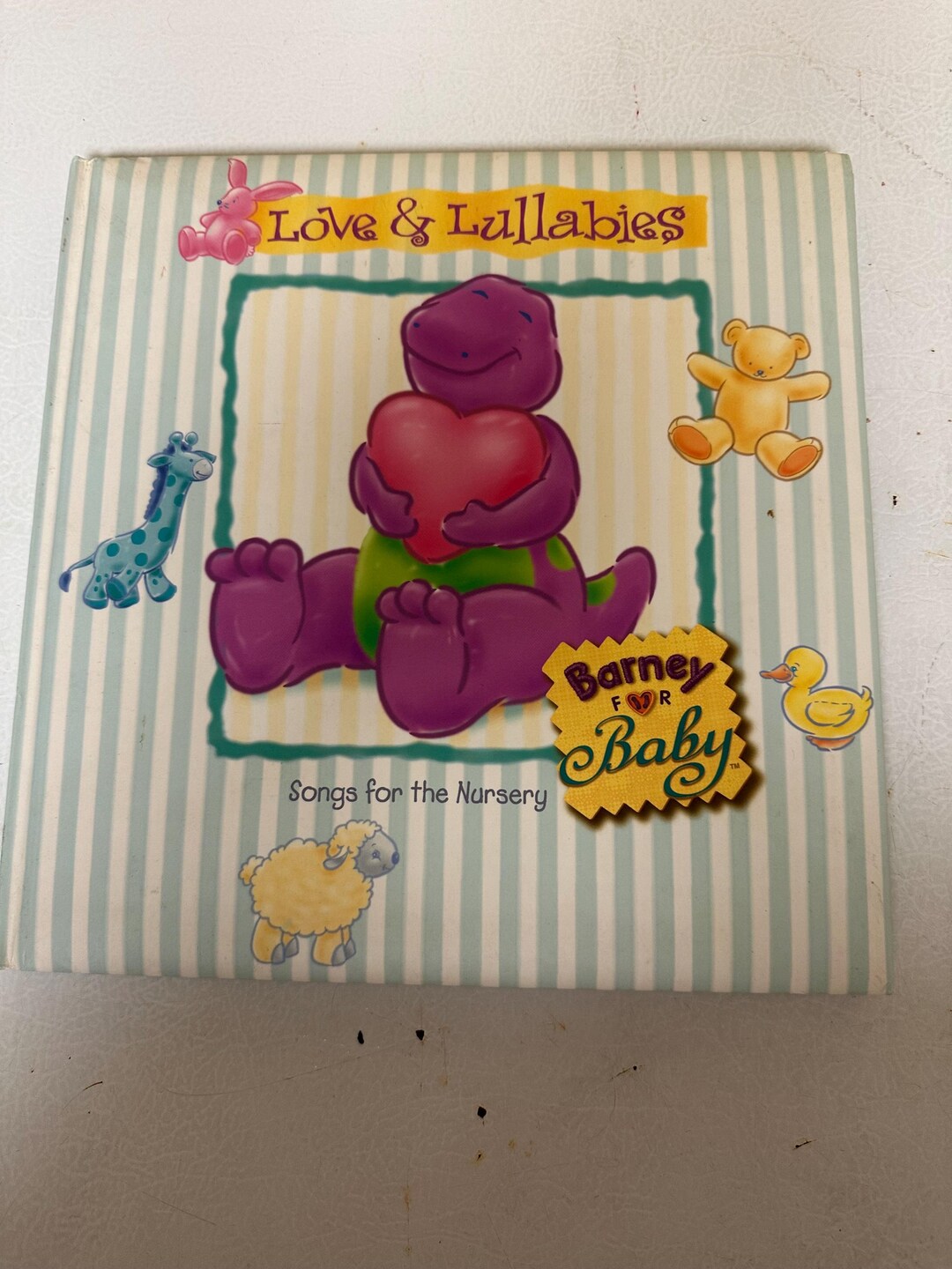 Barney Nursery Rhyme Book - Etsy