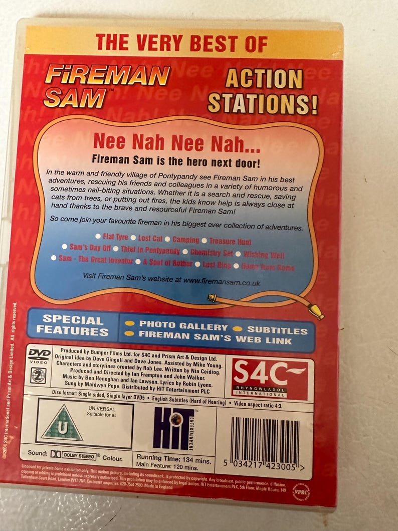 Fireman Sam DVD Bundle - Etsy