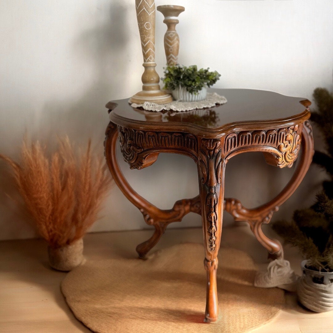 SOLD Antique French Accent Table/side Table - Etsy