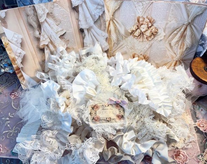 Shabby Neutral Ruffle Packs - Etsy