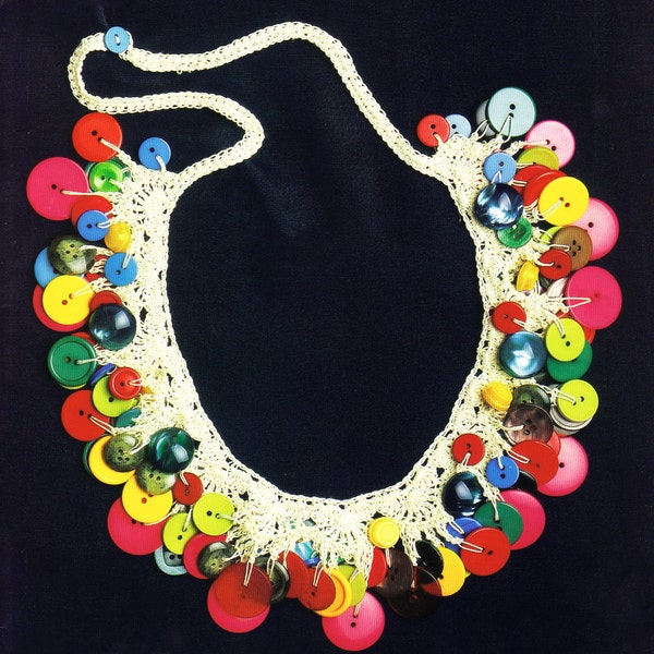 Button Necklace - Etsy