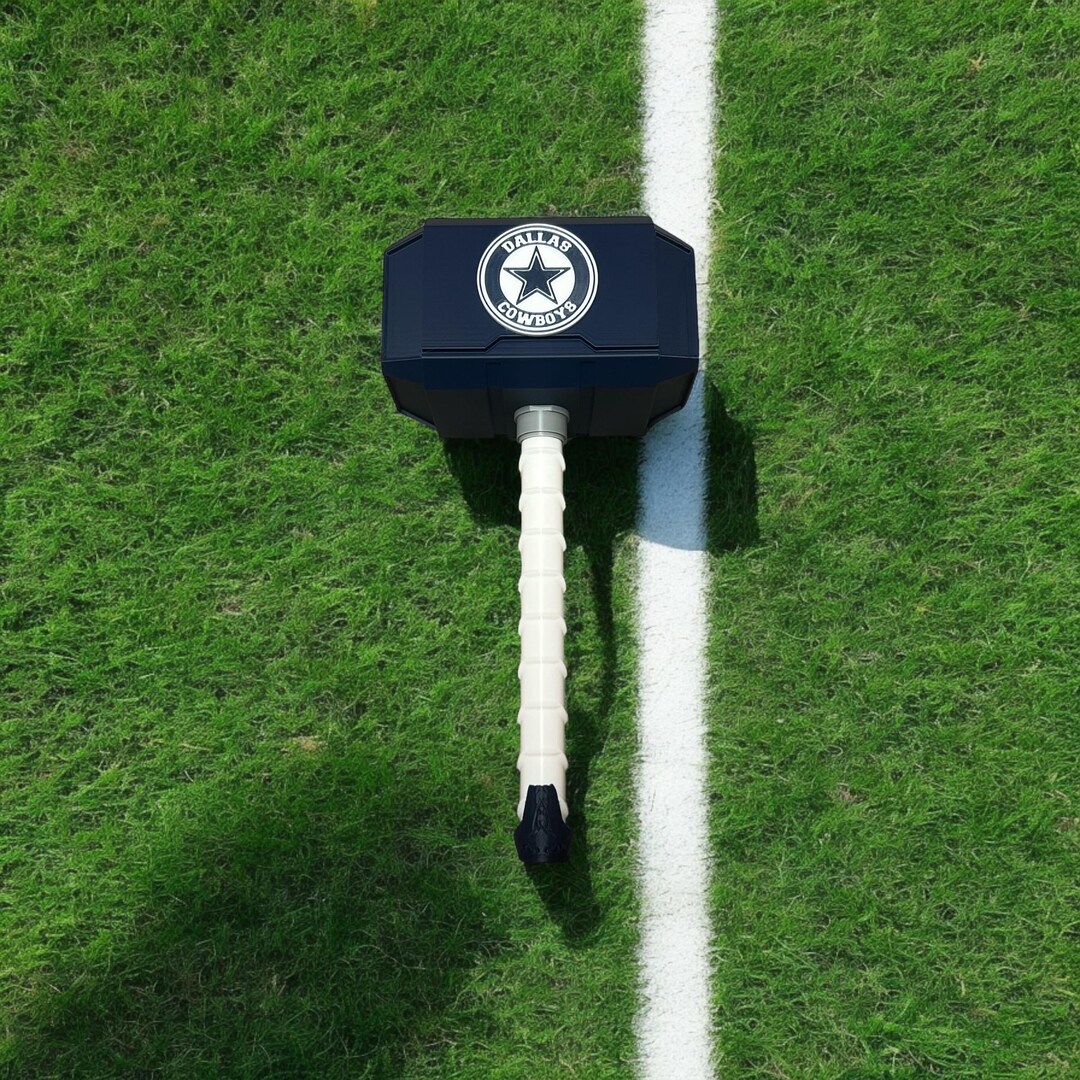 Dallas Cowboys Life Size 3D Printed Thor Hammer, NFL Marvel Fan Gift ...