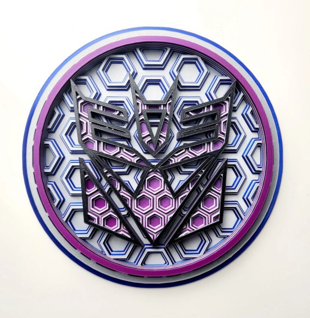 Transformers 3D Printed Wall Décor Dimensional Mosaic - Etsy