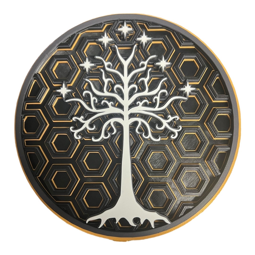 Tree of Gondor 3D Print Wall Art, LOTR Inspired Decor, Aragorn Lord of ...