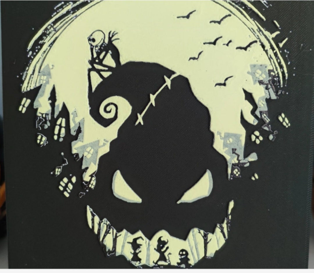 Jack Skellington and Oogie Boogie Hueforge Nightmare Before Christmas ...