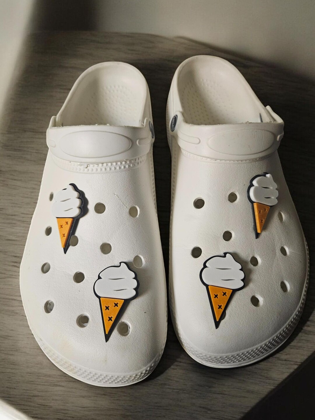 Ice Cream Cone Croc Charms, Jibbets - Etsy